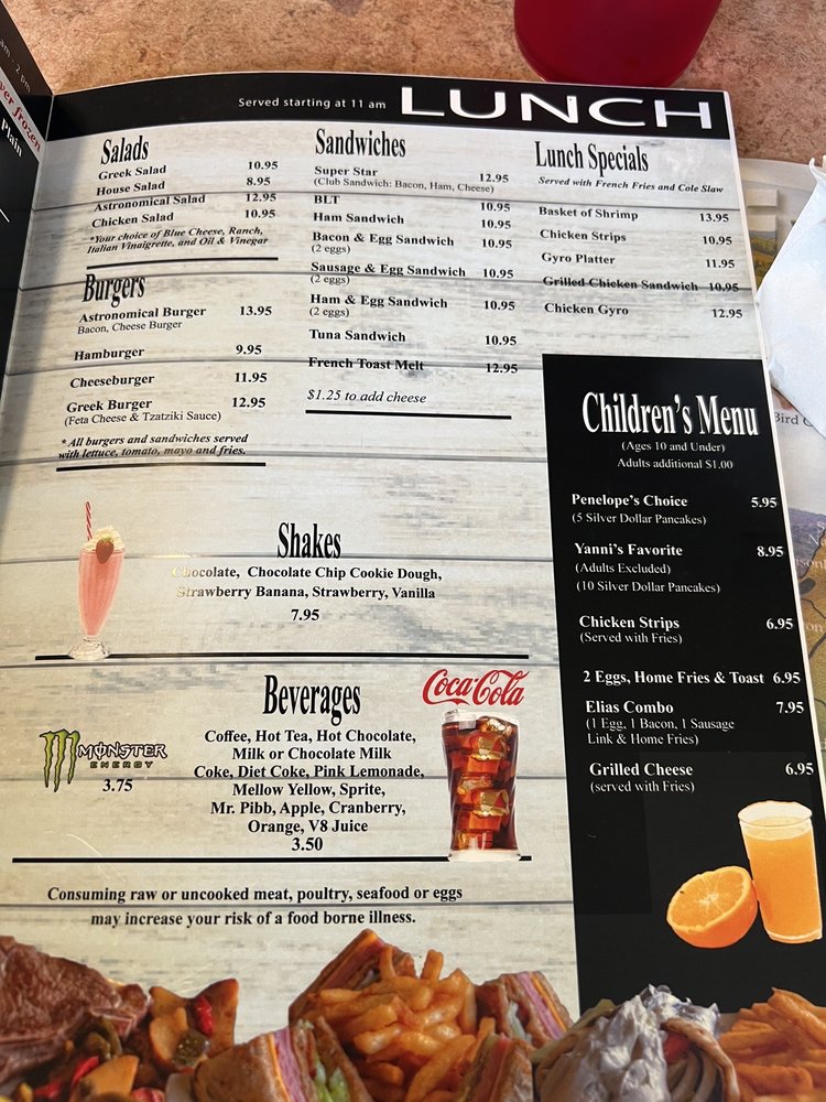 Astronomical Pancake House Menu (Full Menu Update 2026)