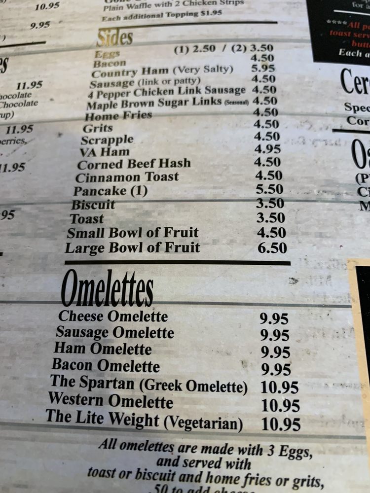 Astronomical Pancake House Menu (Full Menu Update 2026)