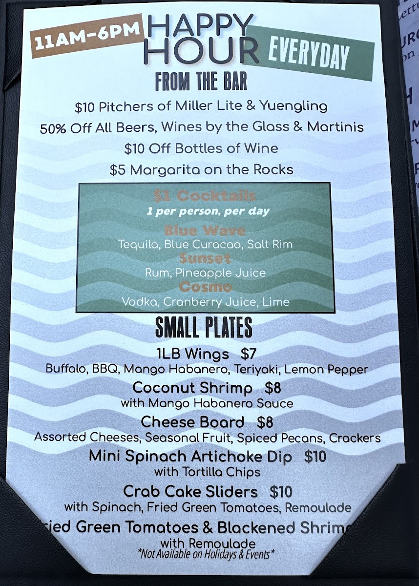Ginny Lane Bar and Grill Menu (Full Menu Update 2026)