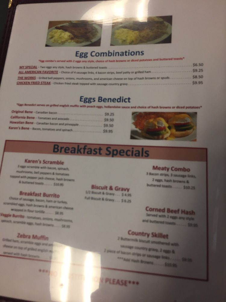 Karen’s Little Cafe Menu (Full Menu Update 2026)