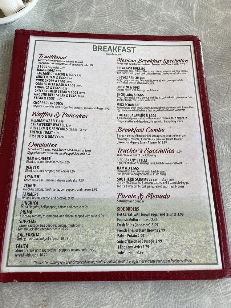 Rafael’s Family Restaurant Menu (Full Menu Update 2026)