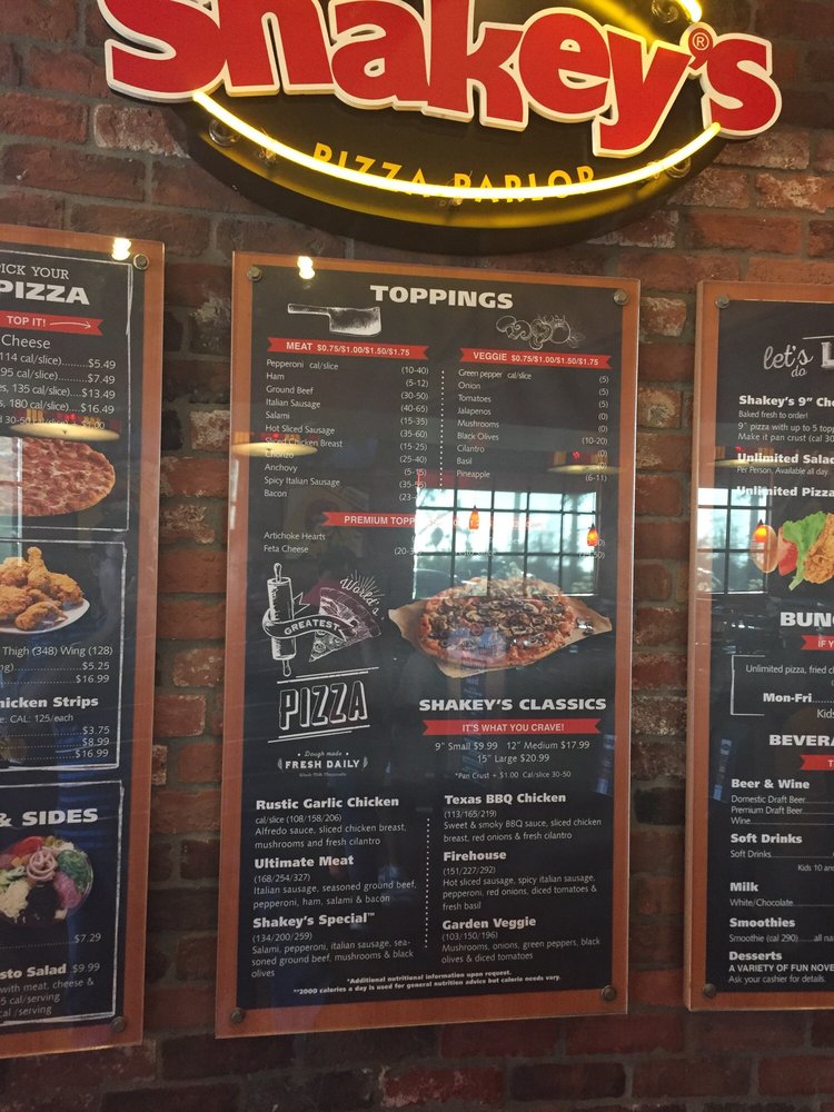 Shakey’s Pizza Parlor Menu (Full Menu Update 2026)