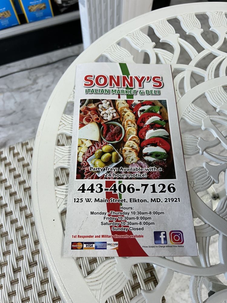 Sonny’s Italian Market and Deli Menu (Full Menu Update 2026)