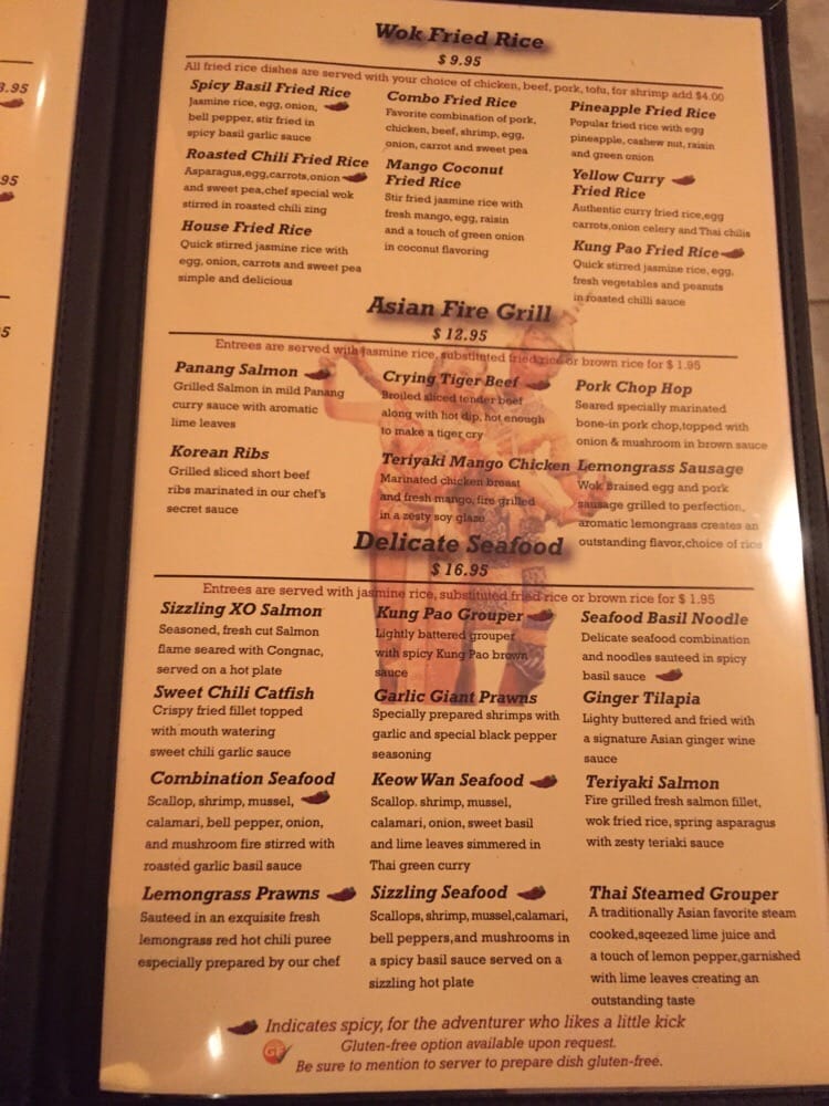 Thai Flavors Menu (Full Menu Update 2026)