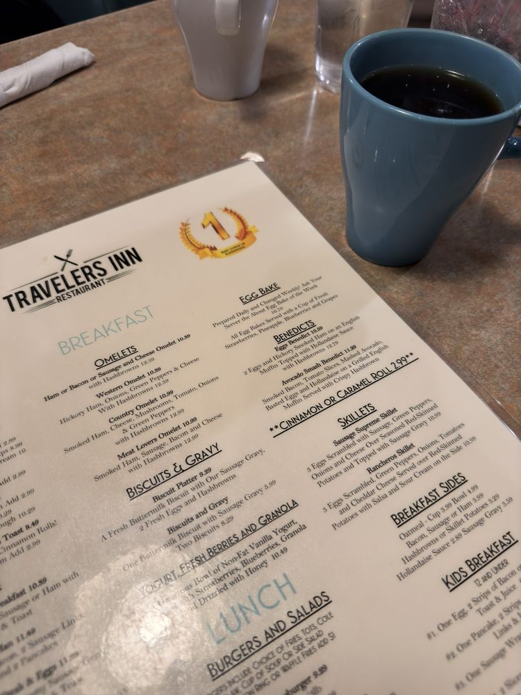 Travelers Inn Restaurant Menu (Full Menu Update 2026)